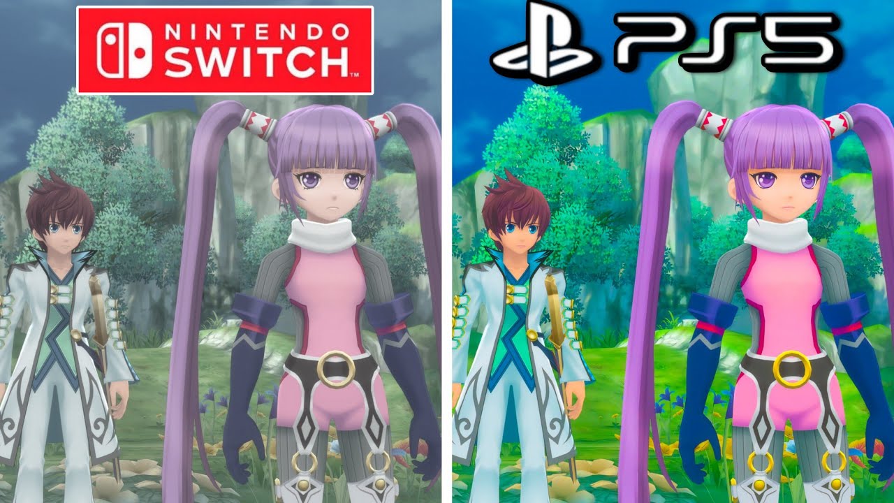 Tales of Graces f Remastered PS5 vs Nintendo Switch Graphics Comparison ...