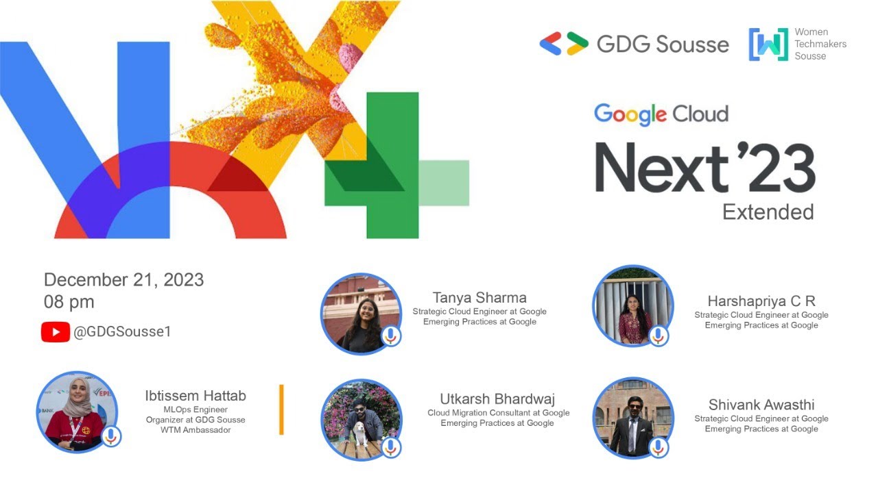 Google Cloud Next Extended Sousse 2023 - YouTube