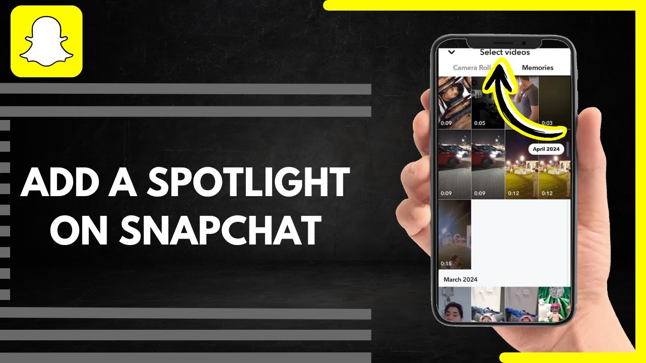 How To Add A Spotlight On Snapchat - YouTube