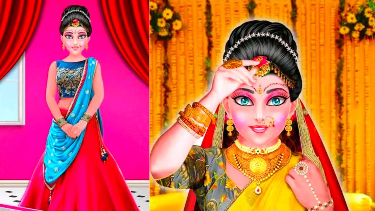 Princess wedding salon game|princess salon makeup game|Android gameplay ...
