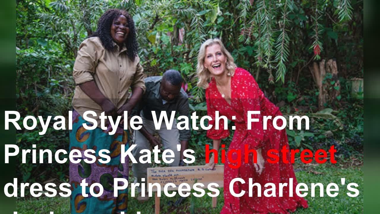 Royal Style Watch: From Princess Kate's high street dress to Princess Charlene's designer blaze ...