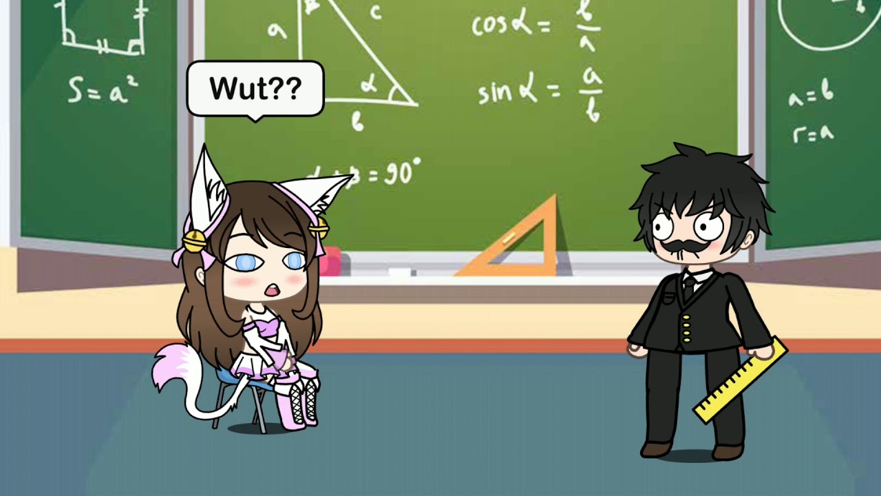 Gacha Life - Its Math time - YouTube