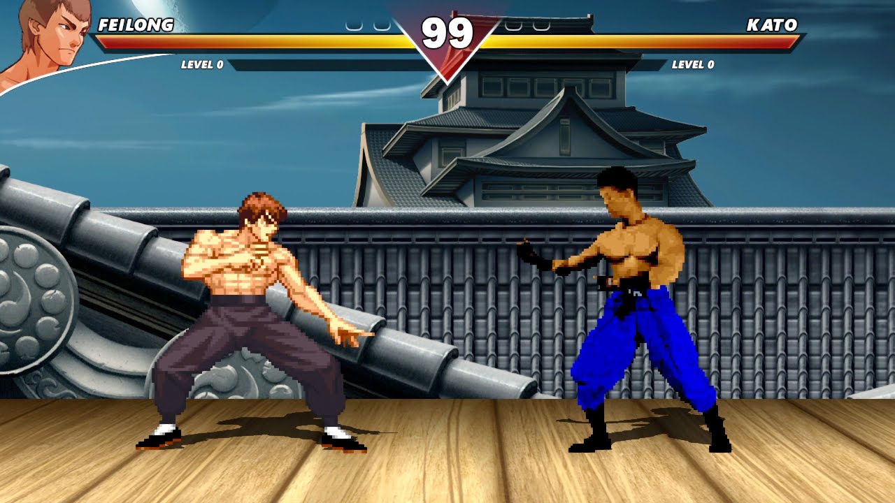 KATO VS FEI LONG - HARDEST LEVEL EPIC ARCADE FIGHTING GAMEPLAY! - YouTube