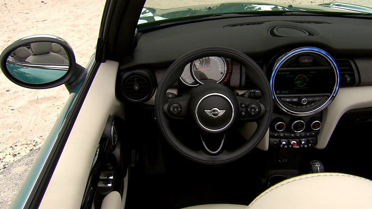 Mini F57 Convertible Cooper | Design Interior - YouTube