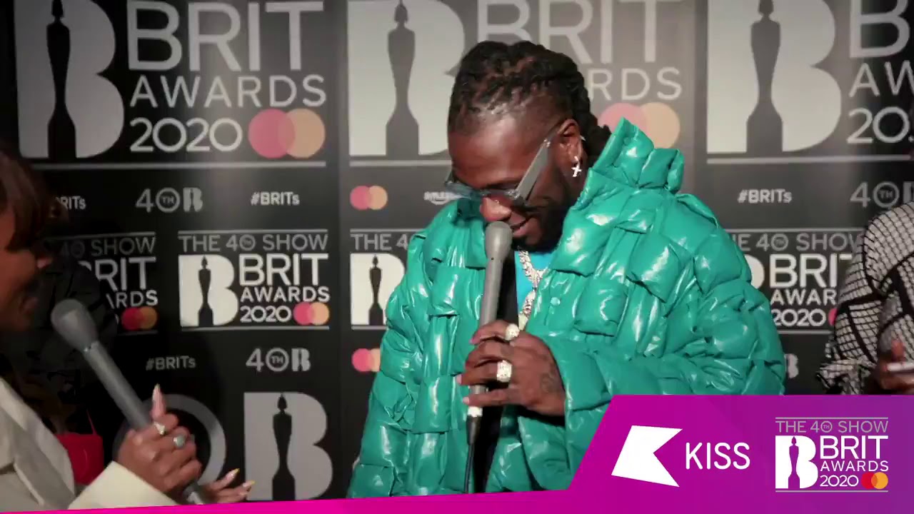 Video of Burna boy before #BRIT2020 - YouTube