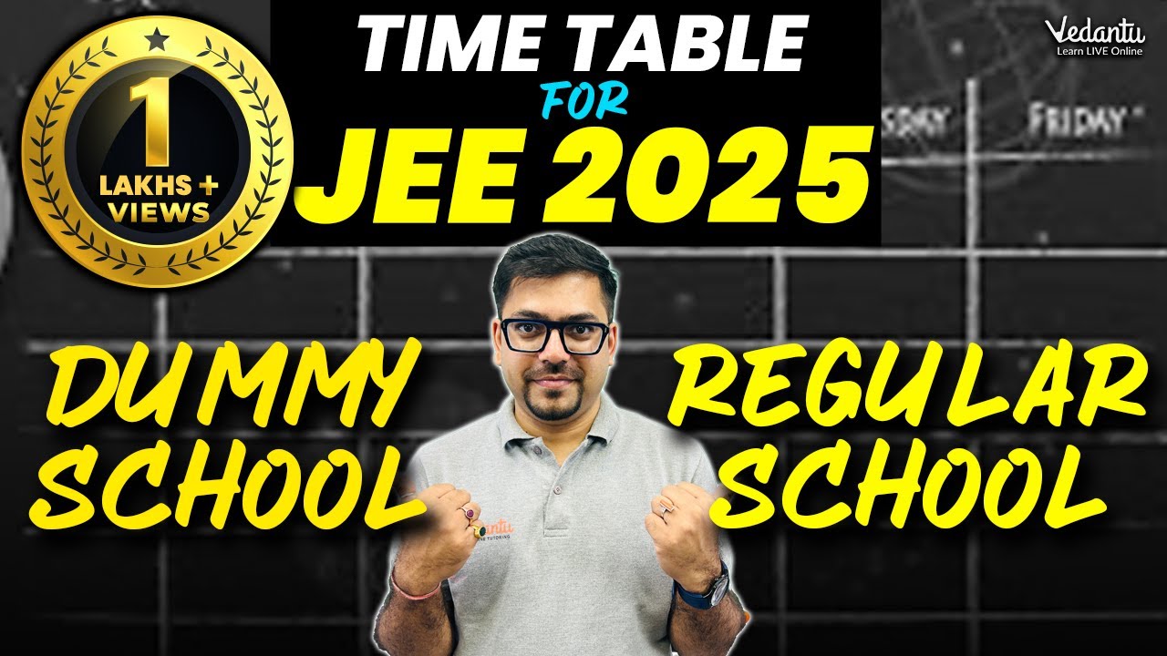 Time Table for JEE 2025 for Both Regular School and Dummy school ...