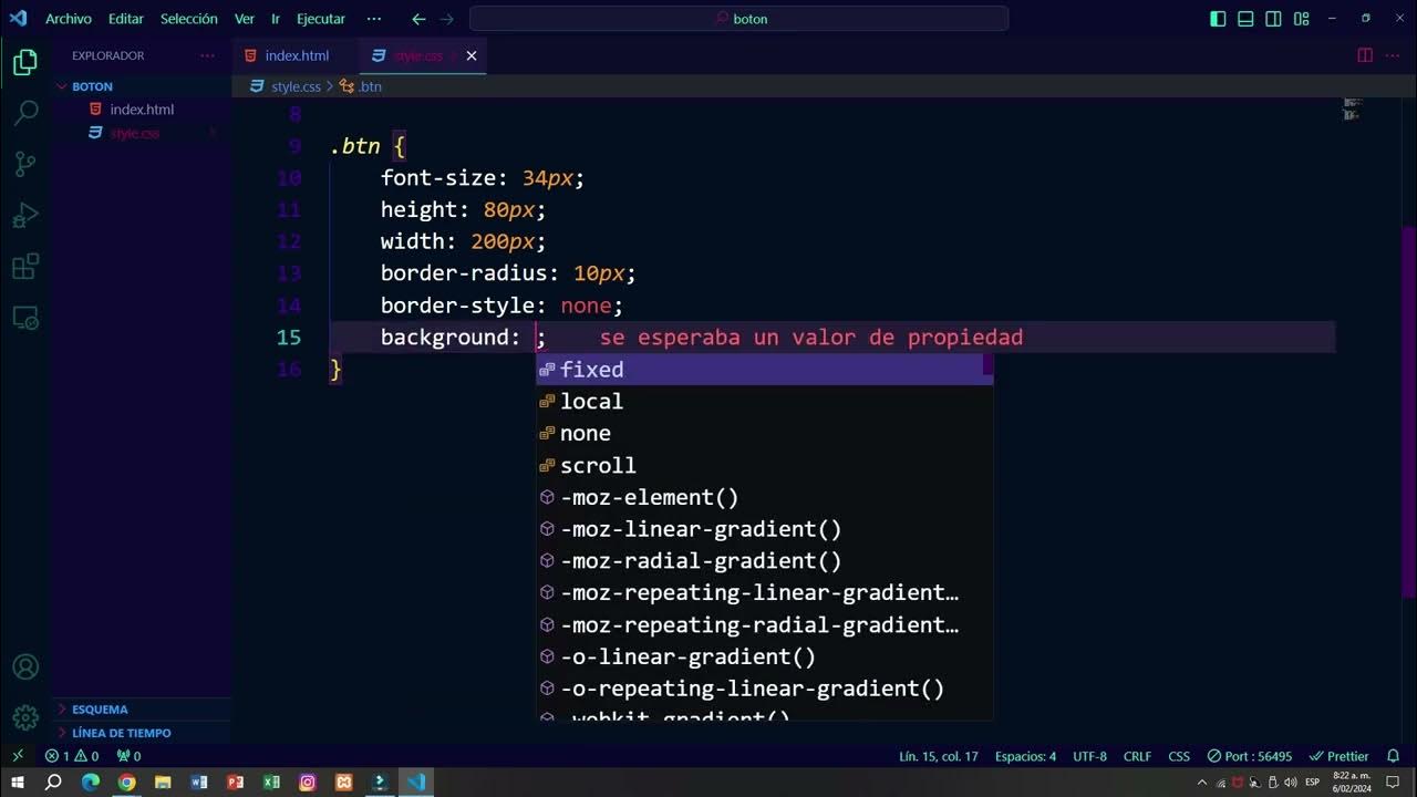 BOTON ANIMADO USANDO HTML Y CSS - YouTube