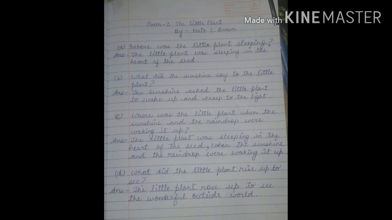 CLASS 3/ENGLISH MAINCOURSE/POEM-2/ part 2 - YouTube