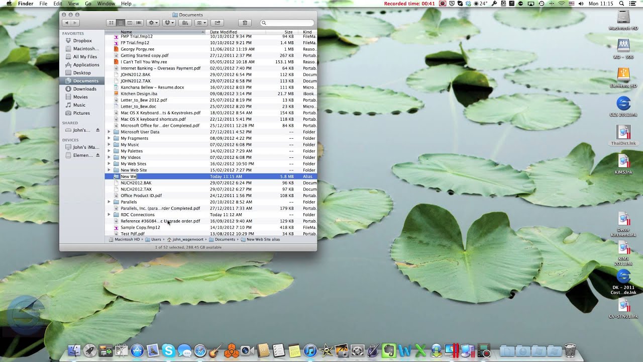 Mac Desktop Shortcut - YouTube