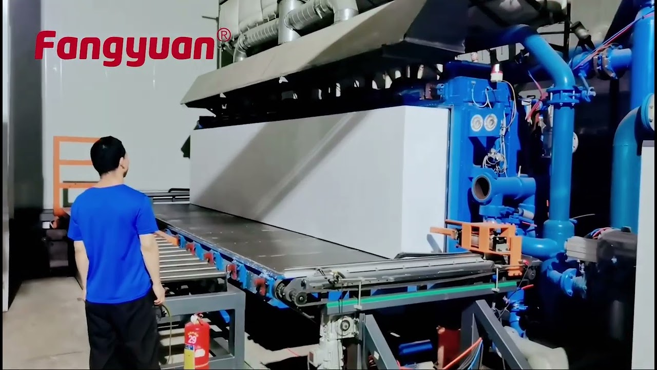 Fangyuan EPS Block Forming Machine: EPS Plate Production Line - YouTube