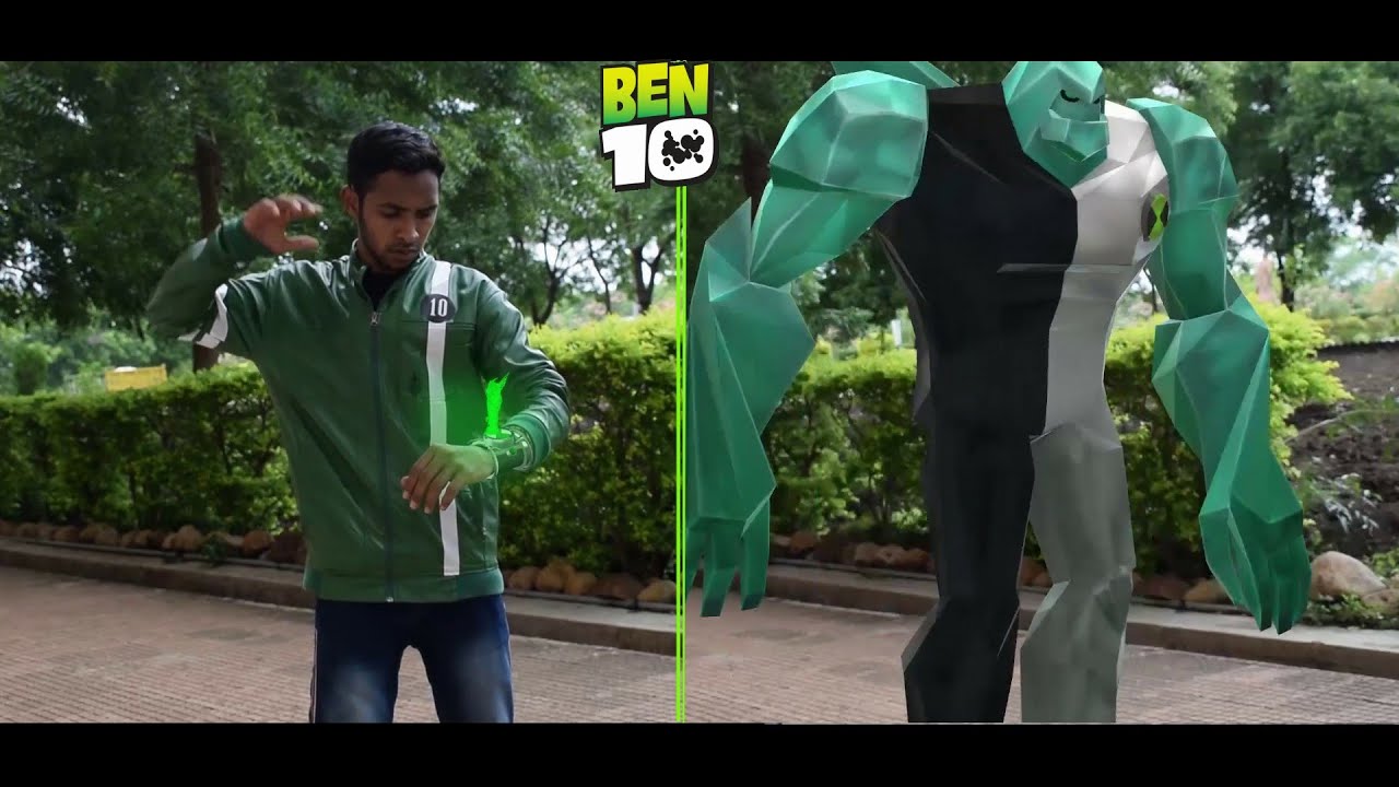 Ben 10 Transformation in Real Life - A Short Film VFX Test - YouTube