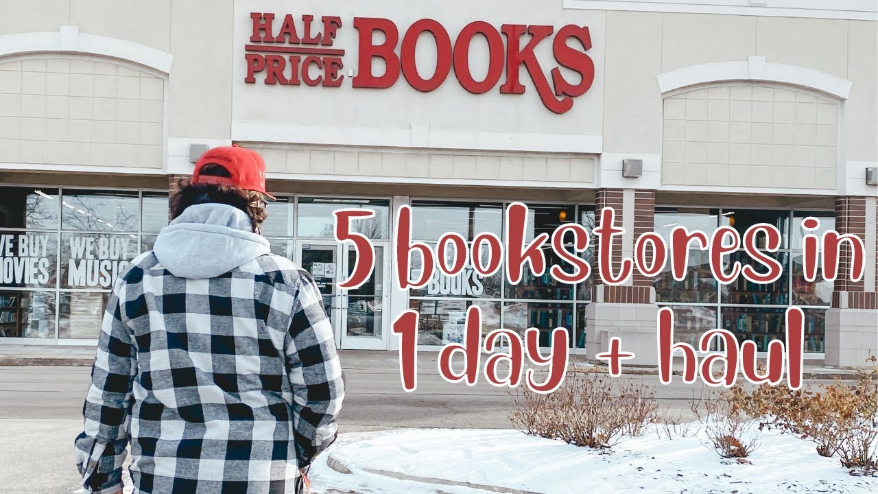 Book Shopping at 5 Half Price Books in 1 Day + Book Haul - YouTube