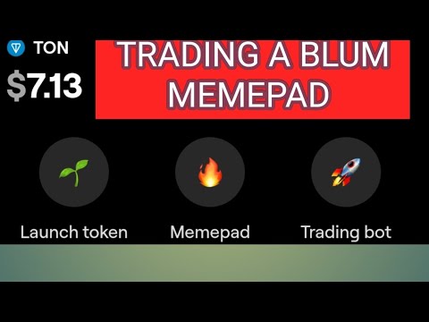 Yanda ake Trading a blum memepad - YouTube