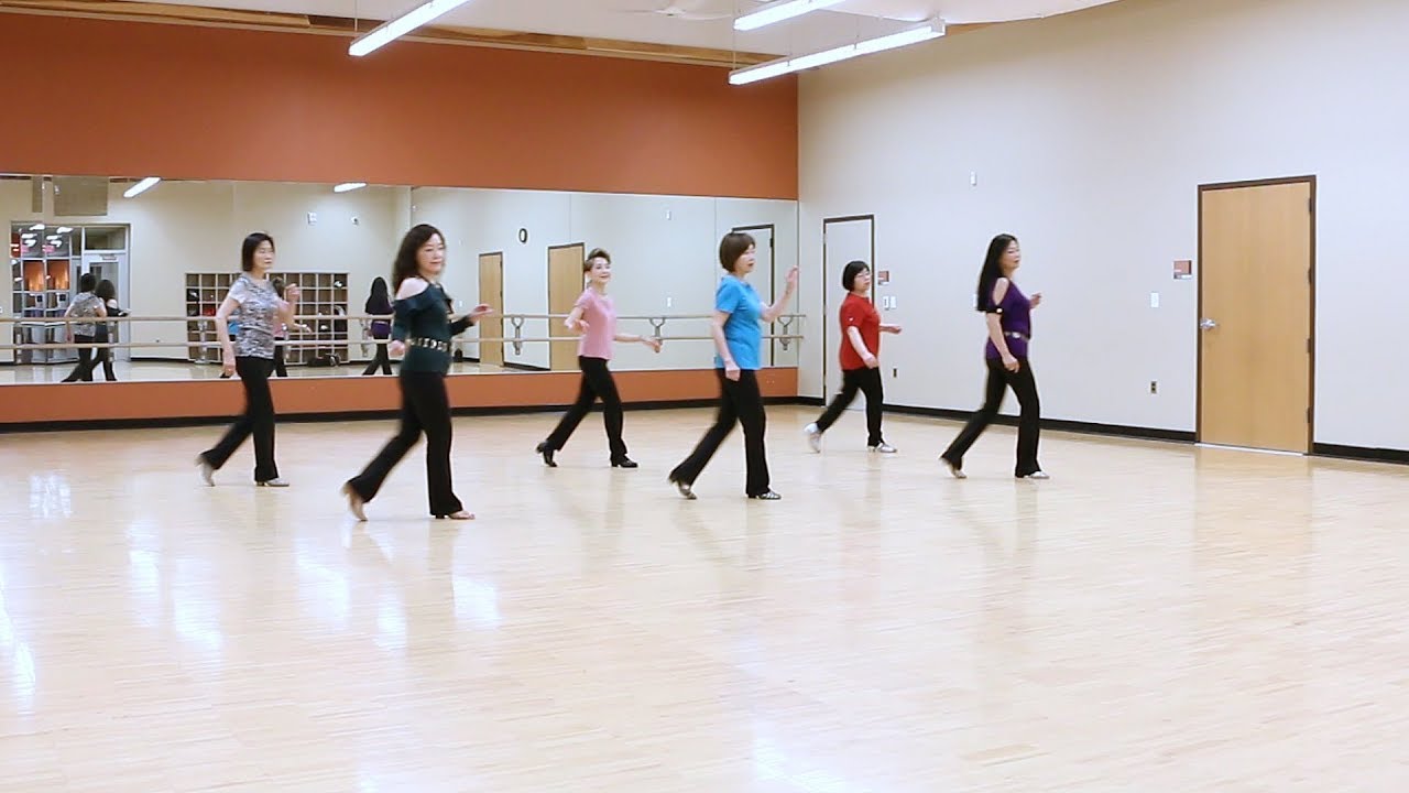 Blue Cowboy - Line Dance (Dance & Teach) - YouTube