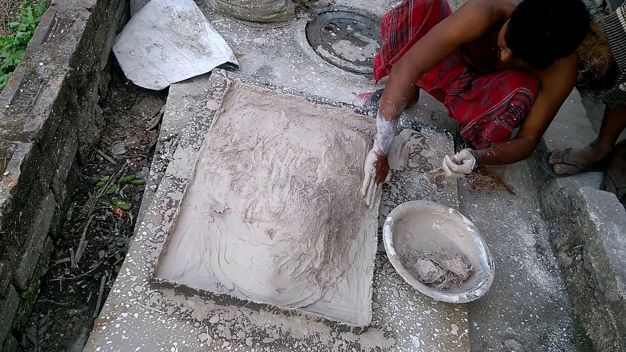 Mural art mold making - YouTube