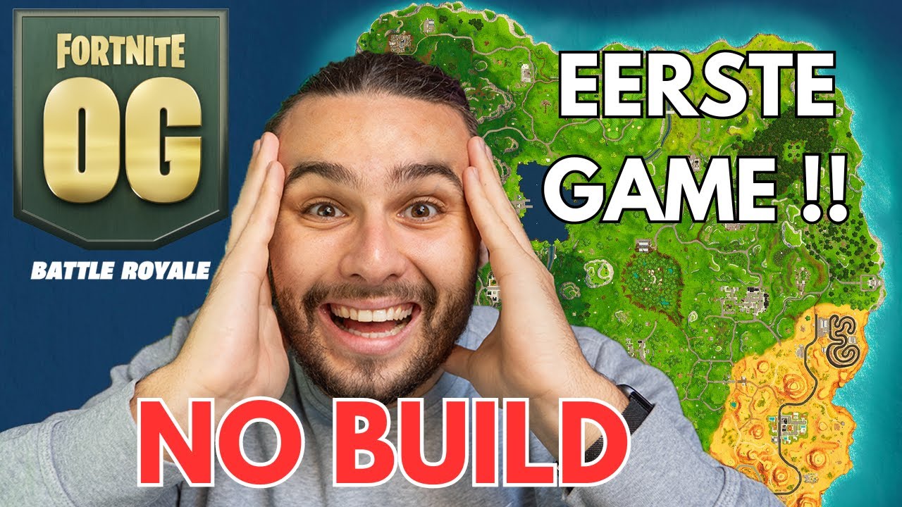 Mijn EERSTE NO BUILD GAME op de OG FORTNITE MAP!! - YouTube