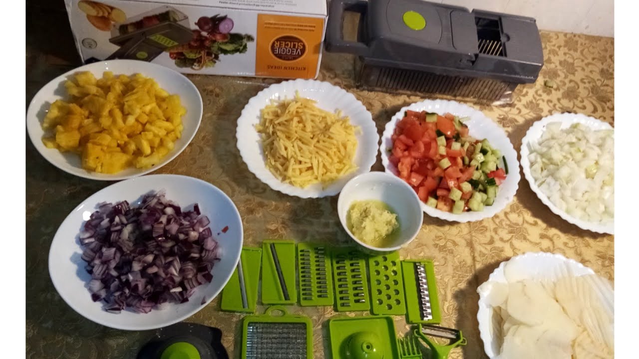 Vegetable & Fruit Chopper/Cutter/Slicer. - YouTube