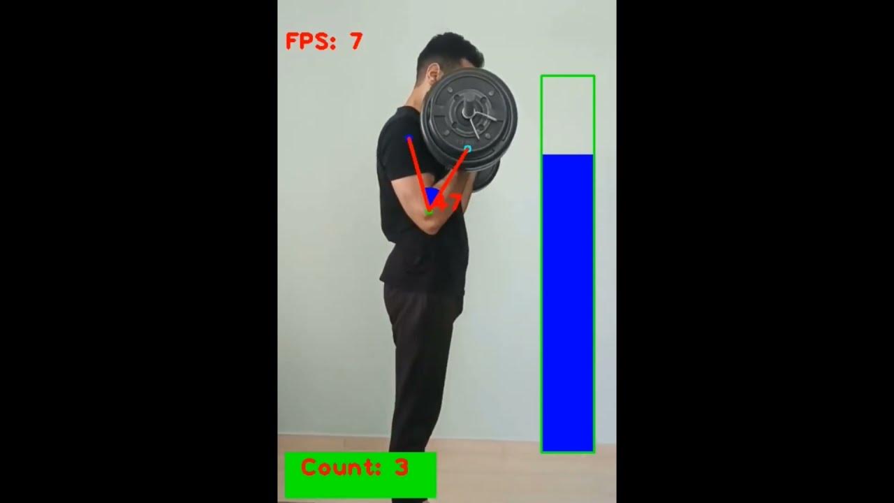 Mediapipe Ile Fitness Projesi 馃殌馃殌 Computervision Imageprocessing Mediapipe Opencv