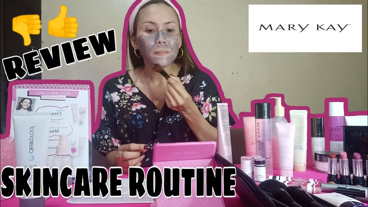 PART 1 GLASS SKIN EFFECT, SKINCARE ROUTINE USING MARY KAY PRODUCTS 2019 ...