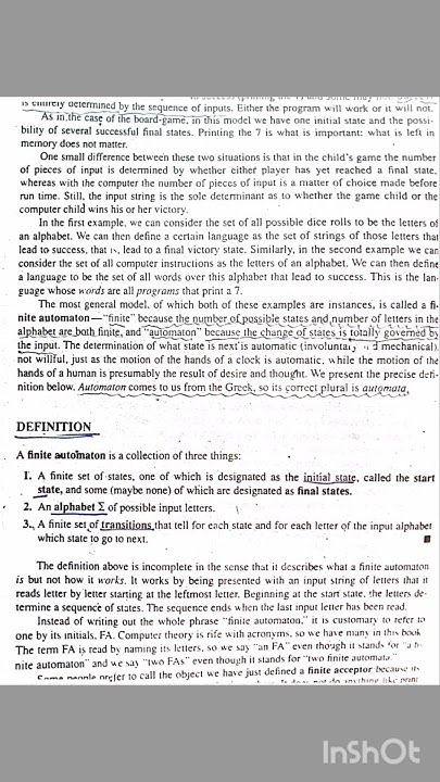 Define finite automata in theory of programming language|theory of computation #automata - YouTube