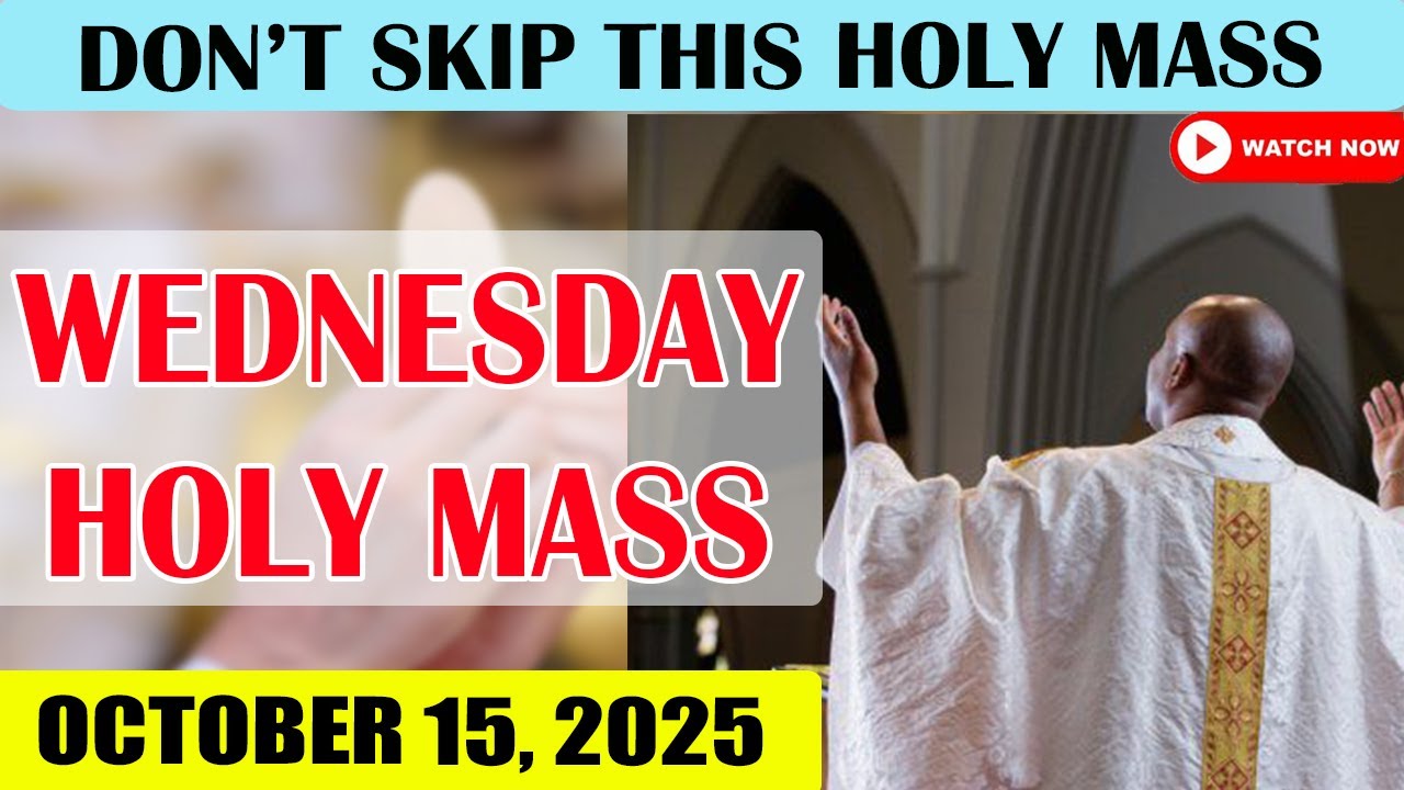 Catholic Mass Today | Daily TV Mass, Wednesday October 15, 2025 - YouTube
