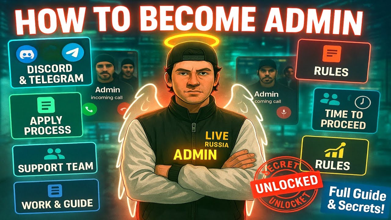 How to Become an ADMIN in Live Russia RP 👮 | Full Guide & Secrets ...
