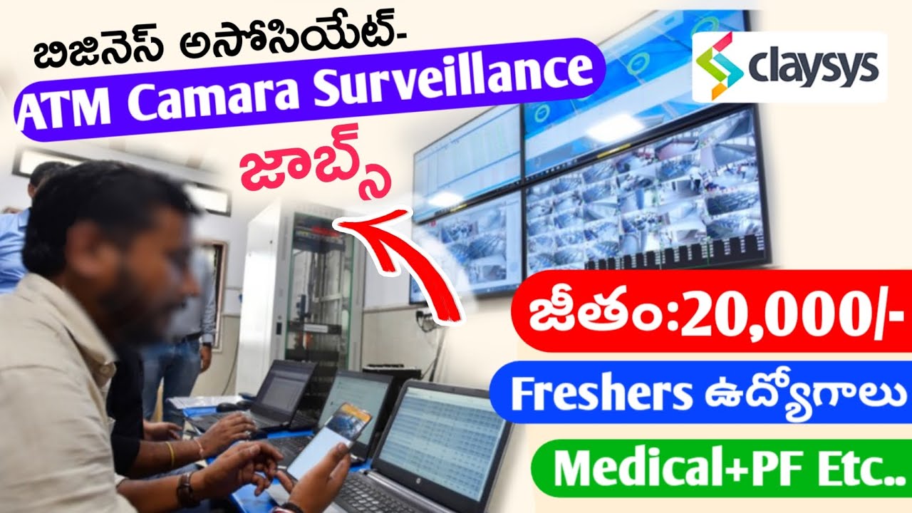 ATM-Camara Surveillance Jobs Openings || Claysys Company Jobs || Cctv ...