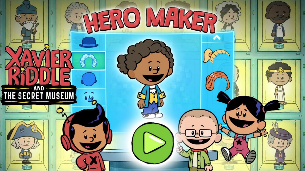 Xavier Riddle and The Secret Museum Hero Maker | PBS Kids - YouTube