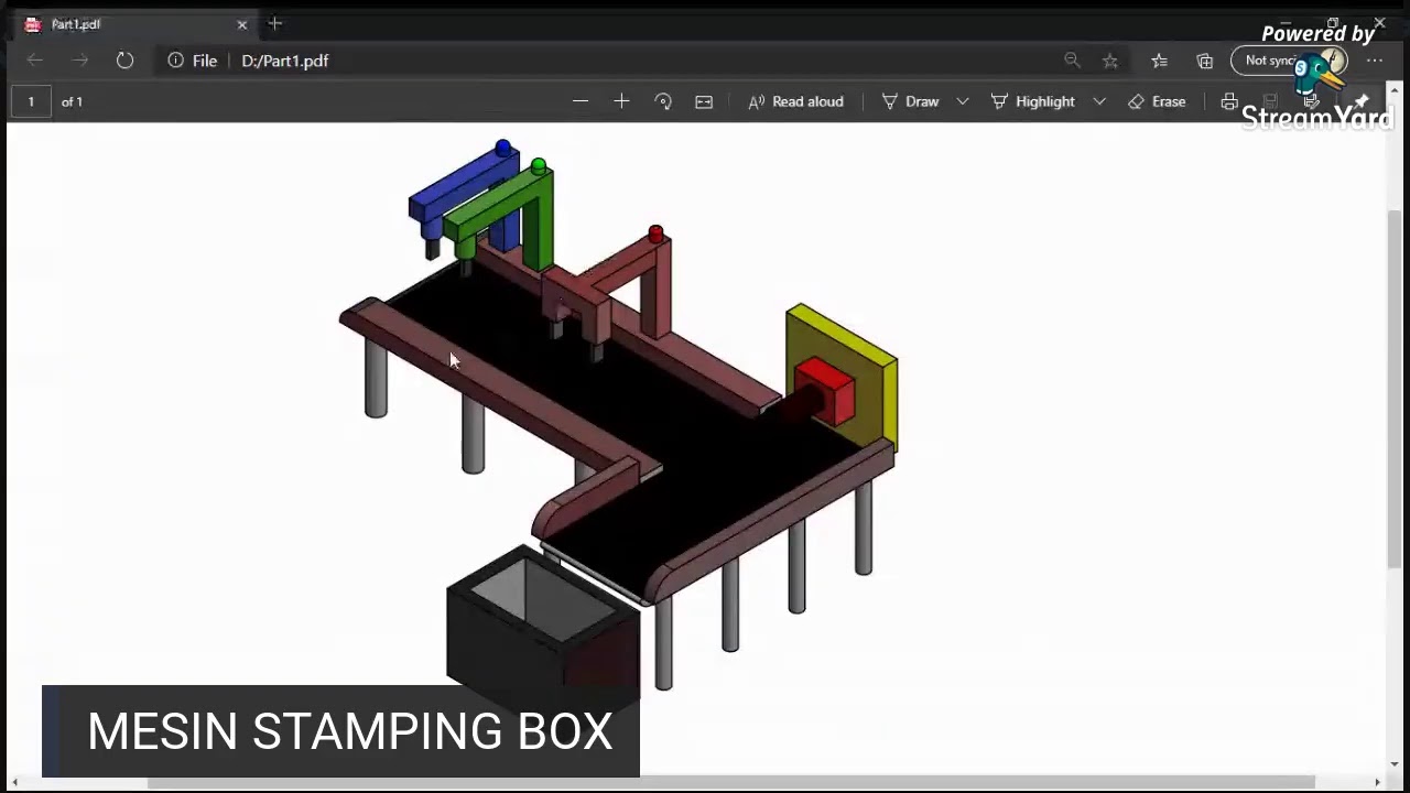 MACHINE STAMPING BOX - YouTube