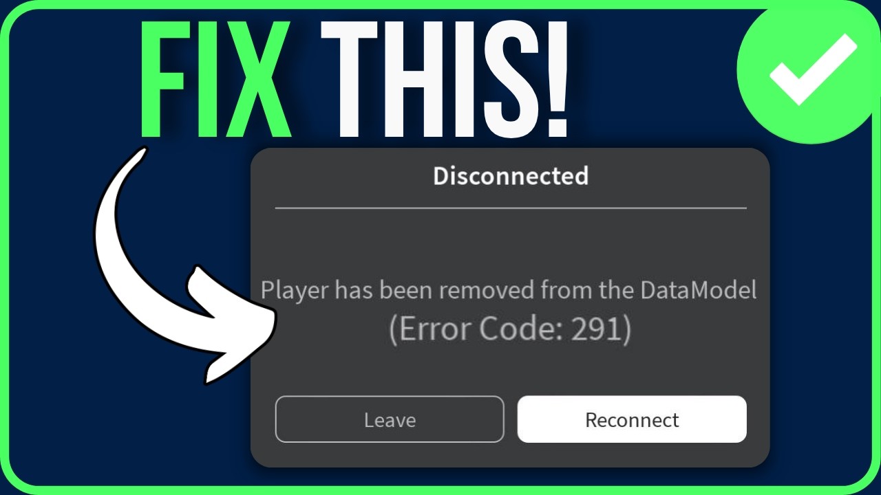 ROBLOX ERROR CODE 291 [FIXED] | Fix Roblox Error Code 291 Player Has ...