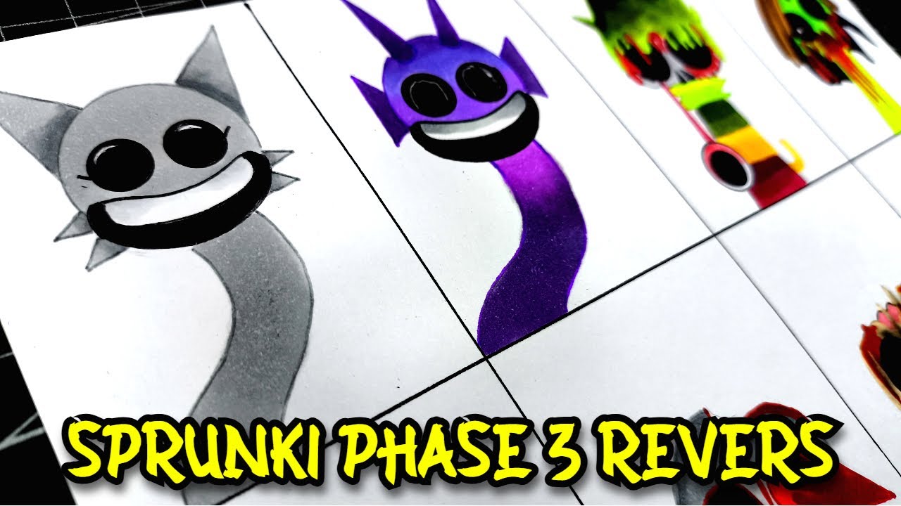 DRAWING Incredibox Sprunki: Phase 3 But Revers Version ( part 2 ) wenda ...