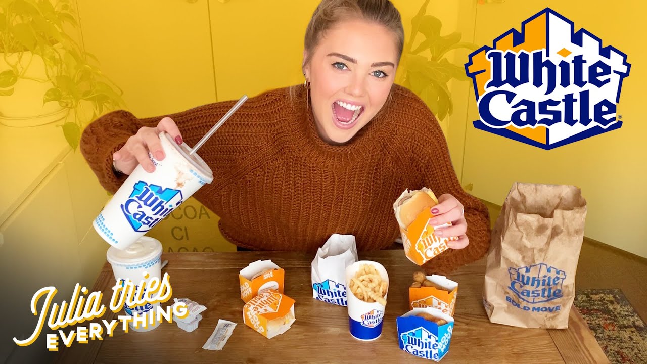 Trying ALL Of The Most Popular Menu Items At White Castle - YouTube