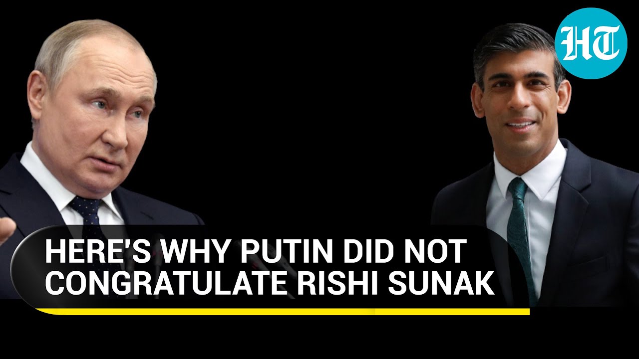 Putin snubs Rishi Sunak, dumps congratulatory Telegram to new UK PM ...
