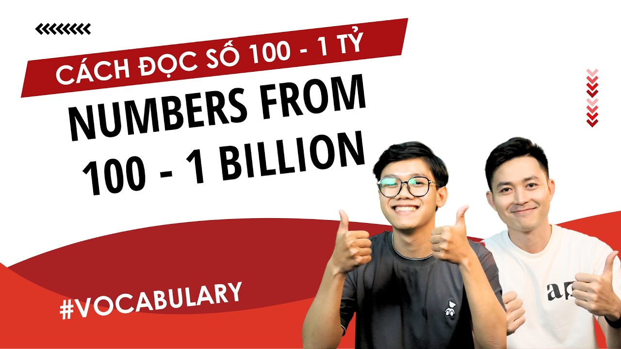 How to say numbers from 100 to 1,000,000,000 | Learn Southern ...