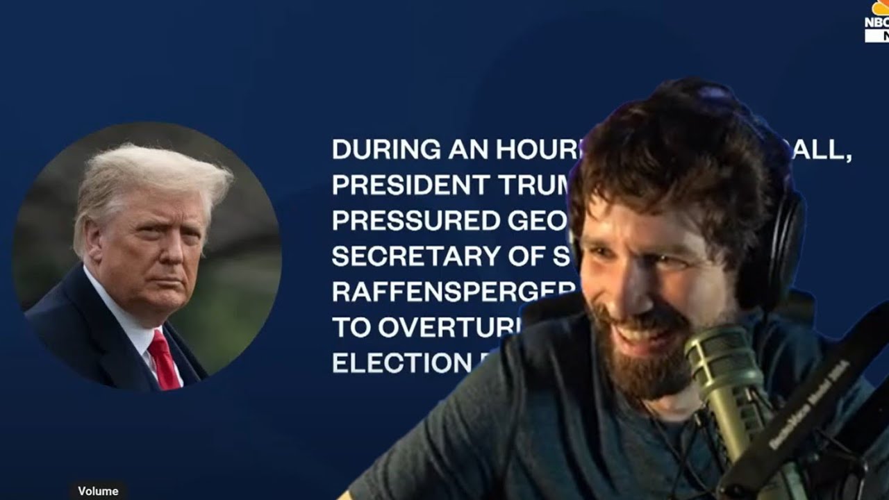 Destiny Can't Stop Laughing At INSANE Trump Phone Call - YouTube
