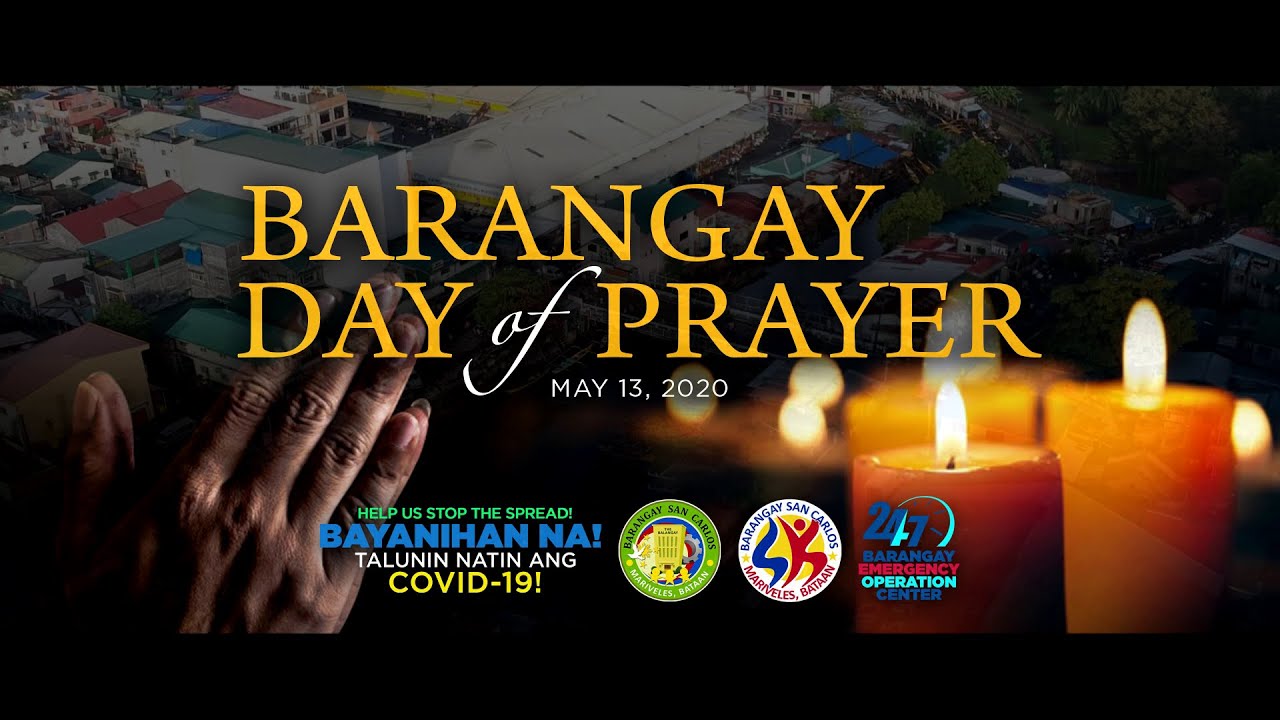 Barangay Day of Prayer - We Heal As One | Barangay San Carlos - YouTube