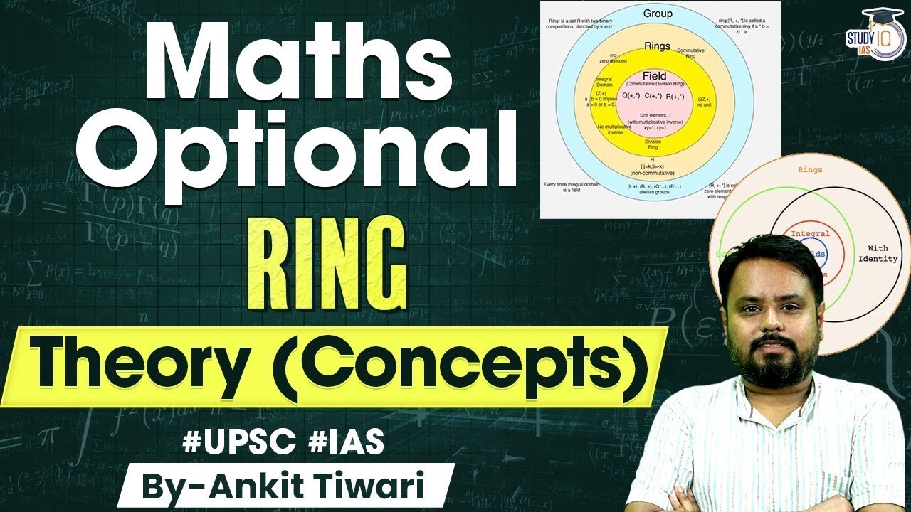 UPSC Maths Optional | Ring theory for UPSC CSE | StudyIQ IAS - YouTube