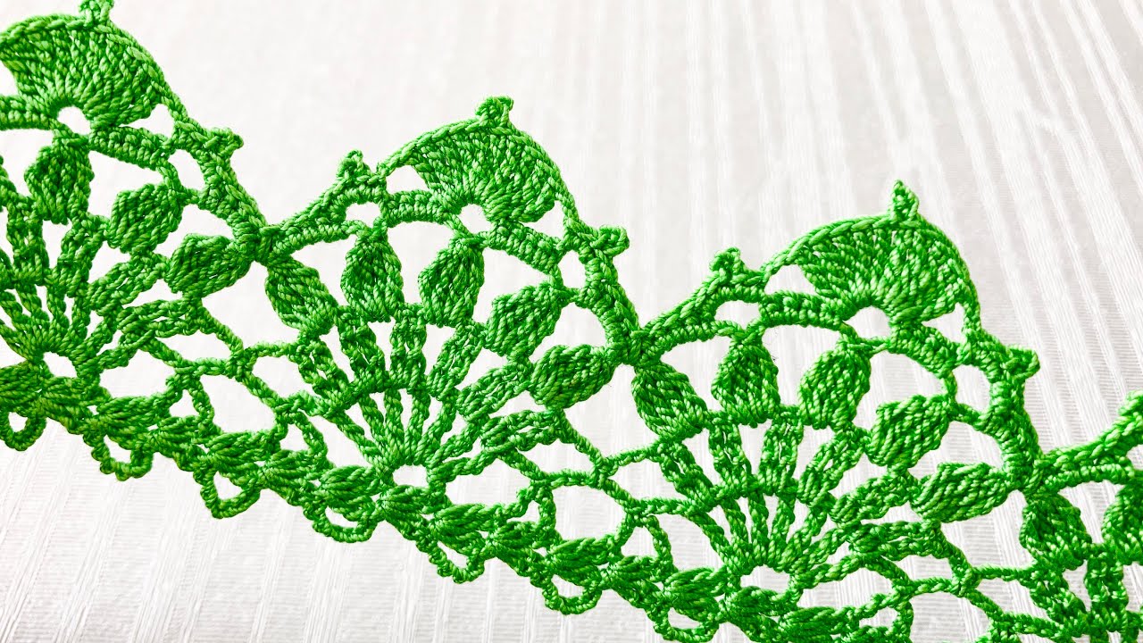 Super Easy to Make Awesome Crochet Border Tutorial - YouTube