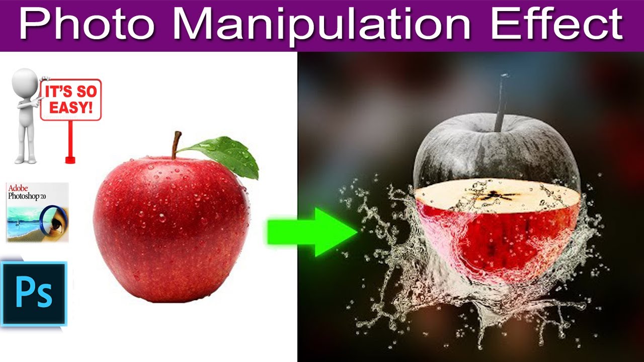 Transparent Effect in Photoshop | Transparent Apple Manipulation ...