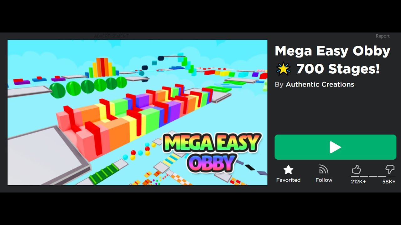 PLAYING THE MEGA FUN EASY OBBY - YouTube