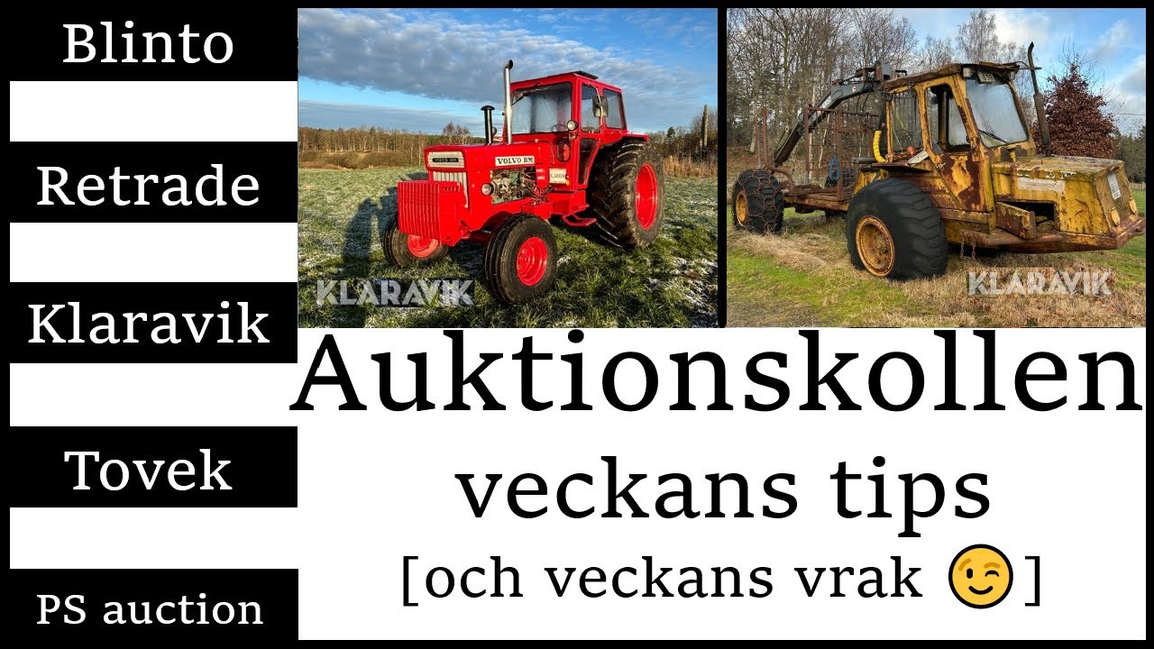 Maskinauktioner v.4 2025 - John Deere Gator XUV865 - Volvo BM SM 462 ...