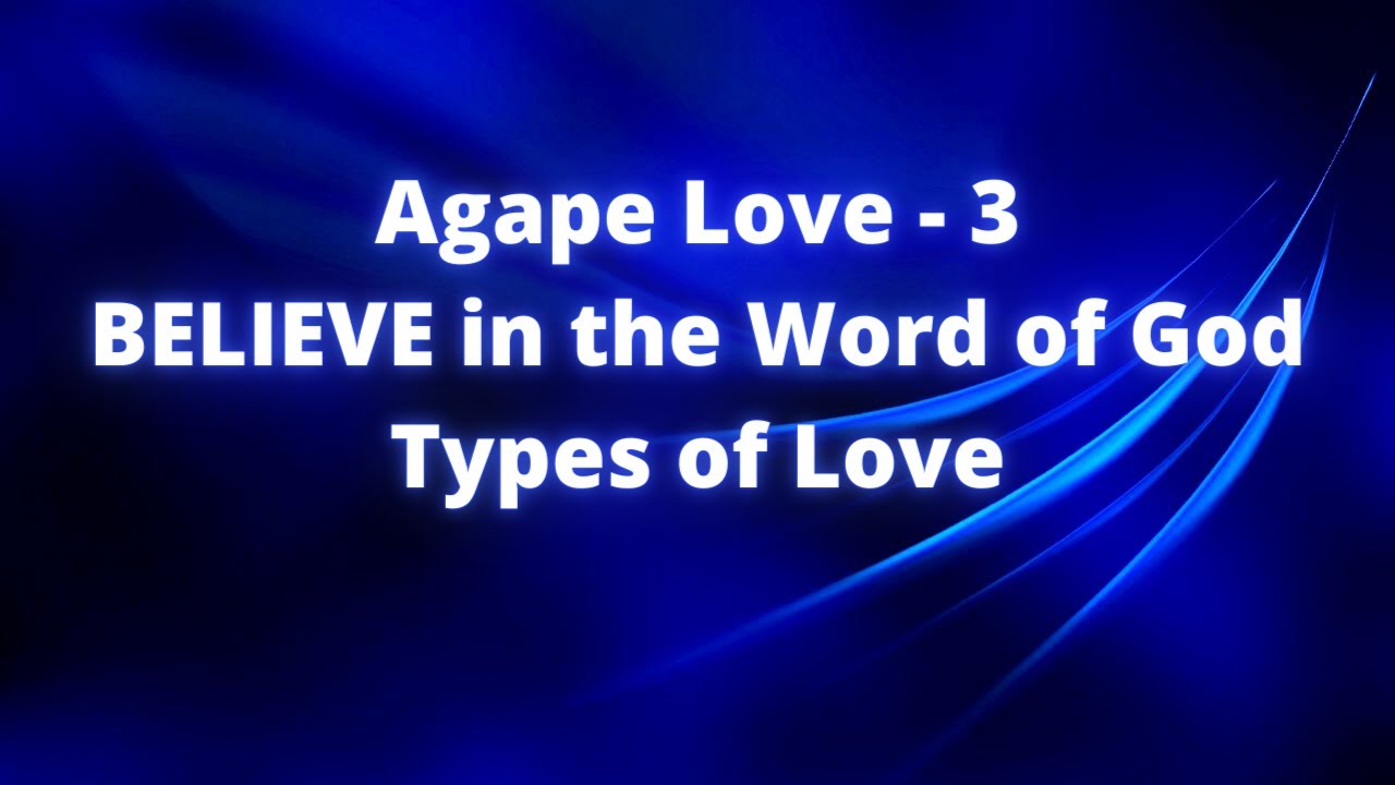 Gods Unconditional Love Agape