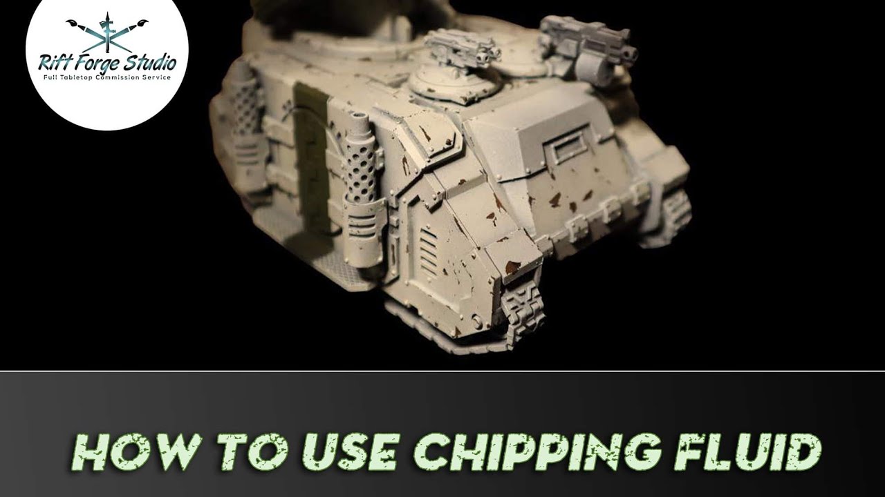 How To Use Chipping Fluid - YouTube