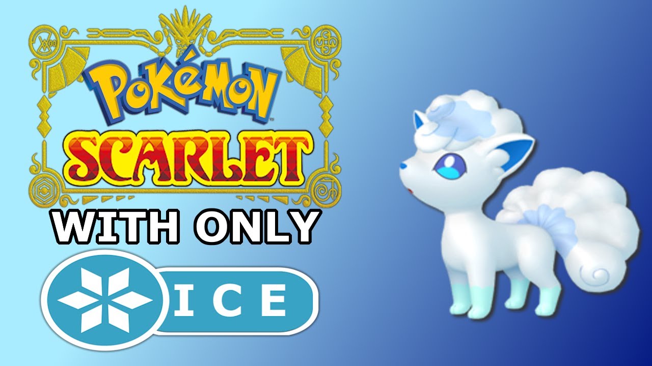 I Played Pokemon Scarlet With Only Ice Types - YouTube