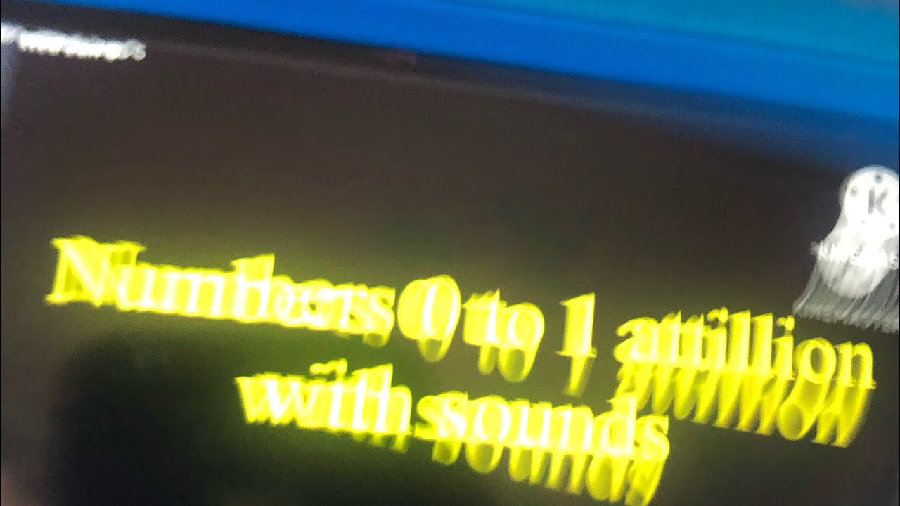 Numbers 0 to 1 attillion with sounds - YouTube