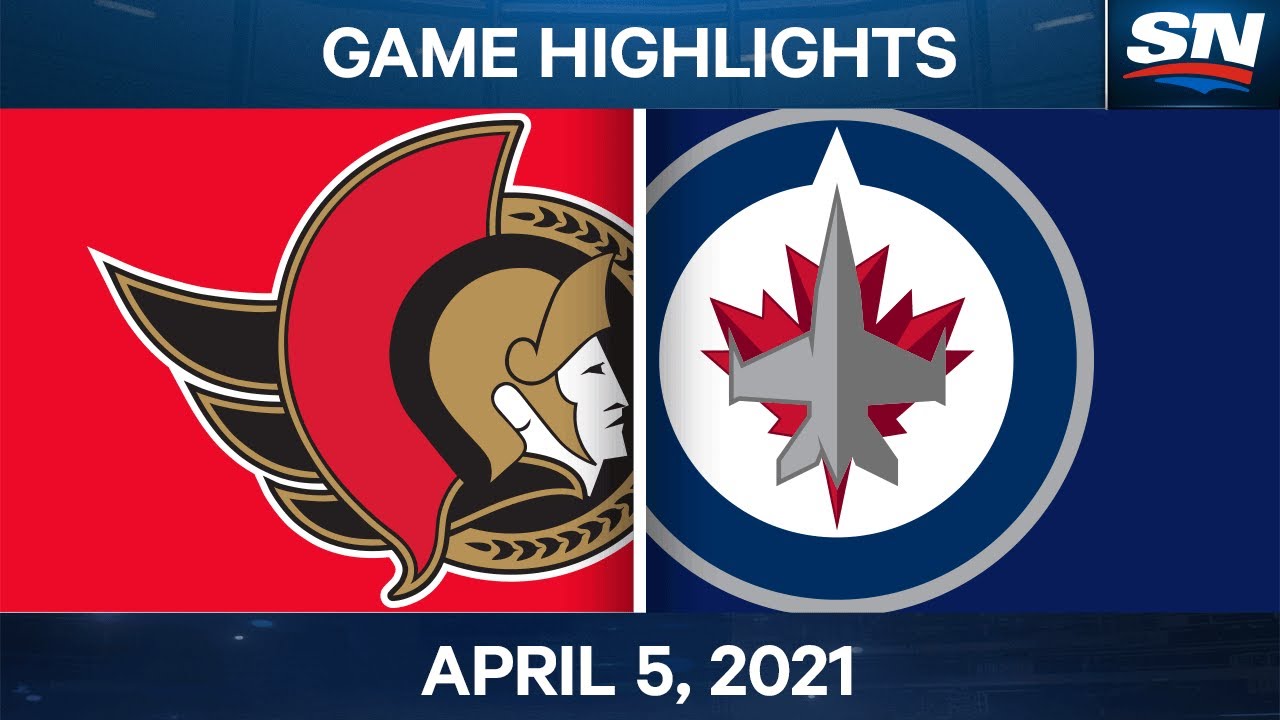 NHL Game Highlights | Senators vs. Jets – Apr. 5, 2021 - YouTube