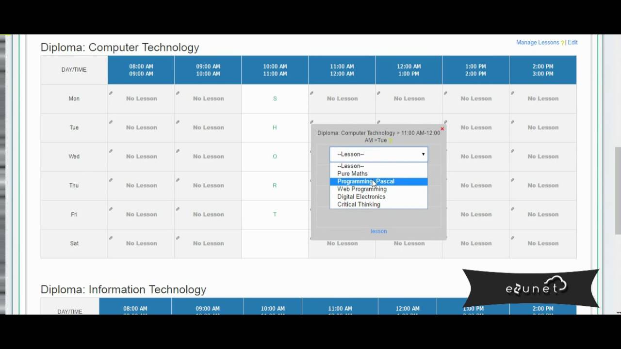 Learning Management System Walk through: Edunet ERP - YouTube