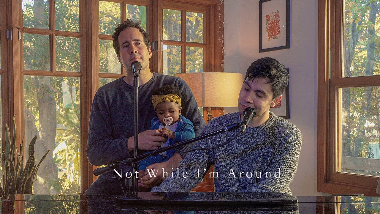 Not While I'm Around (Stephen Sondheim) Sam Tsui & Casey Breves - YouTube