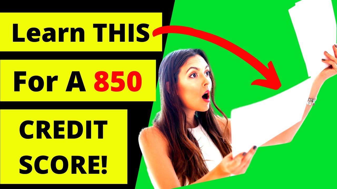 People With Perfect 850 Credit Scores Know This... - YouTube