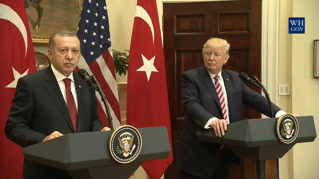 President Trump Give a statement With President Erdogan of Turkey - YouTube
